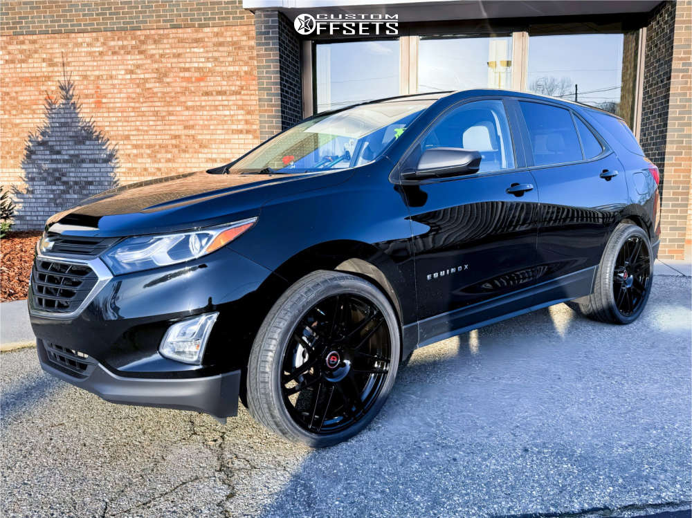 2021 Chevrolet Equinox with 22x9 15 Curva C300 and 275/35R22 Versatyre ...