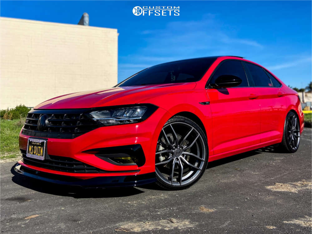 2019 Volkswagen Jetta with 19x8.5 42 Niche Vosso and 235/35R19 Ironman ...