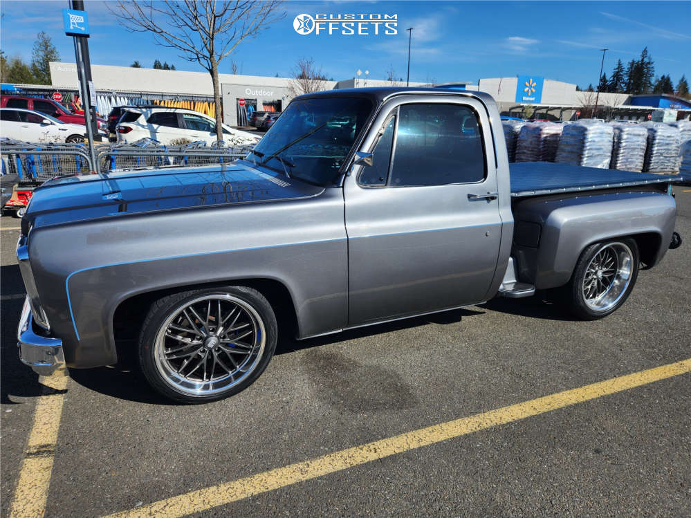 1980 Chevrolet C10 with 20x8.5 6 US Mags Santa Cruz 5 and 245/40R20 ...