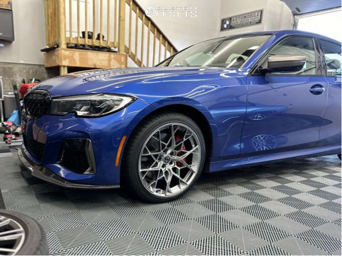 2021 BMW M340i XDrive with 19x8.5 25 HRE FlowForm Ff10 and 225/40R19 ...