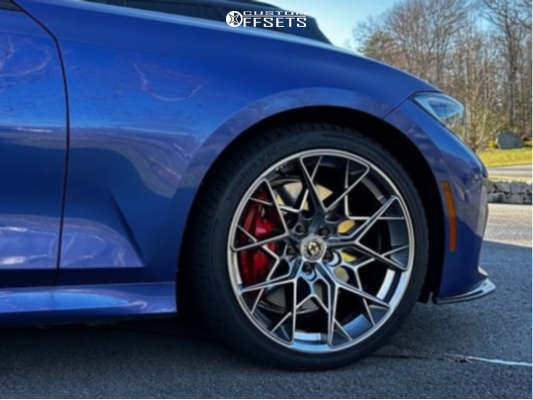 2021 BMW M340i XDrive with 19x8.5 25 HRE FlowForm Ff10 and 225/40R19 ...