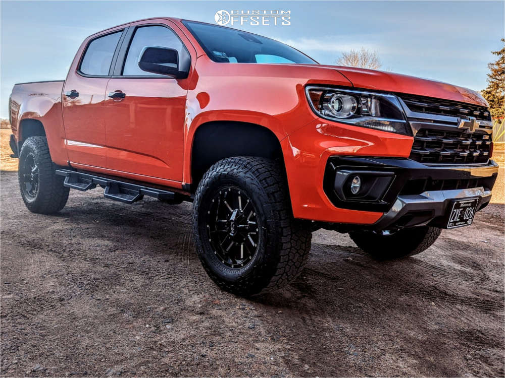 2021 Chevrolet Colorado with 17x9 18 Alloy Ion Style 141 and 285/70R17 ...