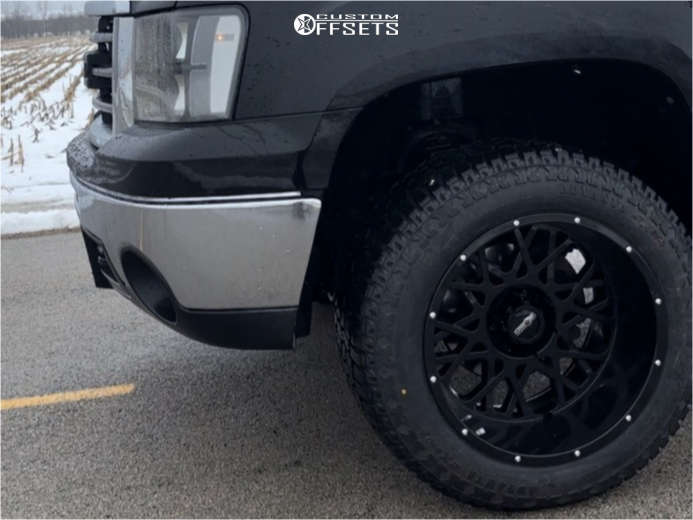 2009 GMC Sierra 1500 with 20x12 -51 Vision Rocker and 33/12.5R20 ...