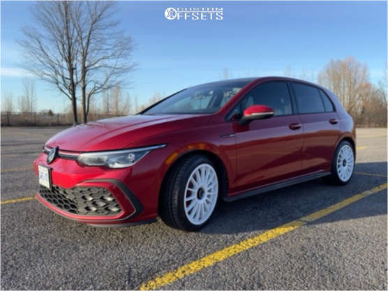 2022 Volkswagen GTI with 18x8.5 45 Fifteen52 Podium and 235/40R18 ...