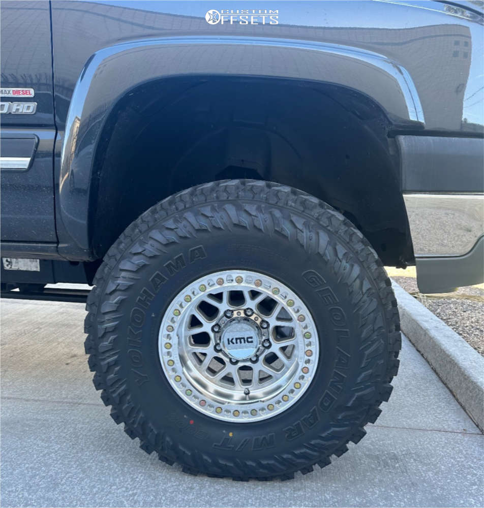 2005 Chevrolet Silverado 2500 HD with 17x9 -38 KMC Km235 and 37/12.5R17 ...