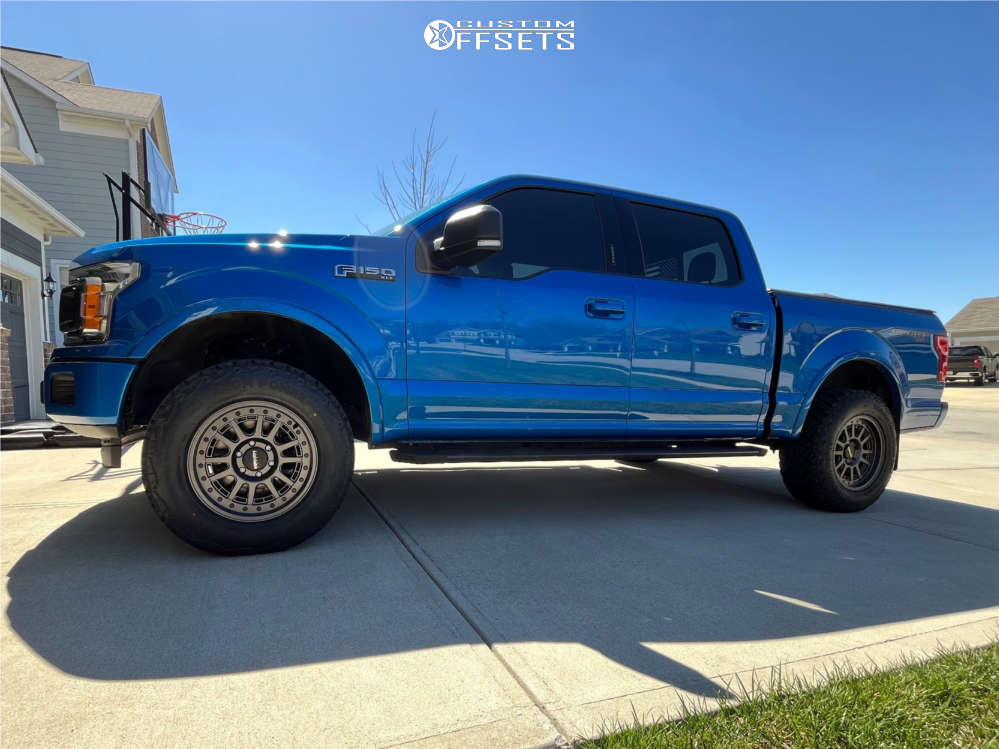2019 Ford F-150 with 18x9 18 Mayhem Compass and 275/70R18 Venom Power ...