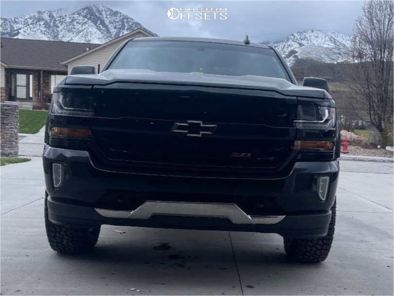 2016 Chevrolet Silverado 1500 with 17x8.5 0 Method Mr703 and 305/70R17 ...