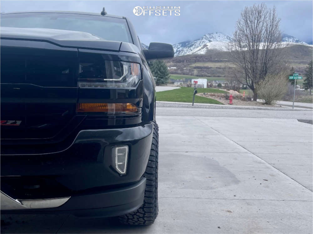 2016 Chevrolet Silverado 1500 with 17x8.5 0 Method Mr703 and 305/70R17 ...