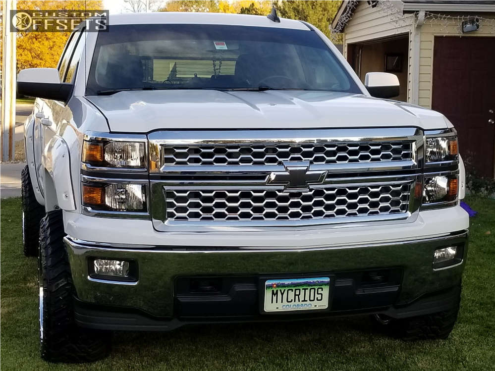 2015 Chevrolet Silverado 1500 with 20x12 -44 Red Dirt Road Rd01 and 33/ ...
