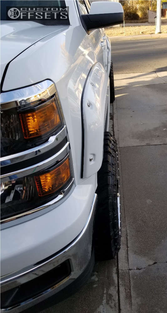 2015 Chevrolet Silverado 1500 with 20x12 -44 Red Dirt Road Rd01 and 33/ ...