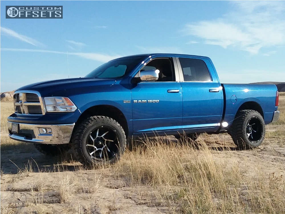 2011 Ram 1500 with 20x12 -51 Vision Prowler and 33/12.5R20 Linglong ...