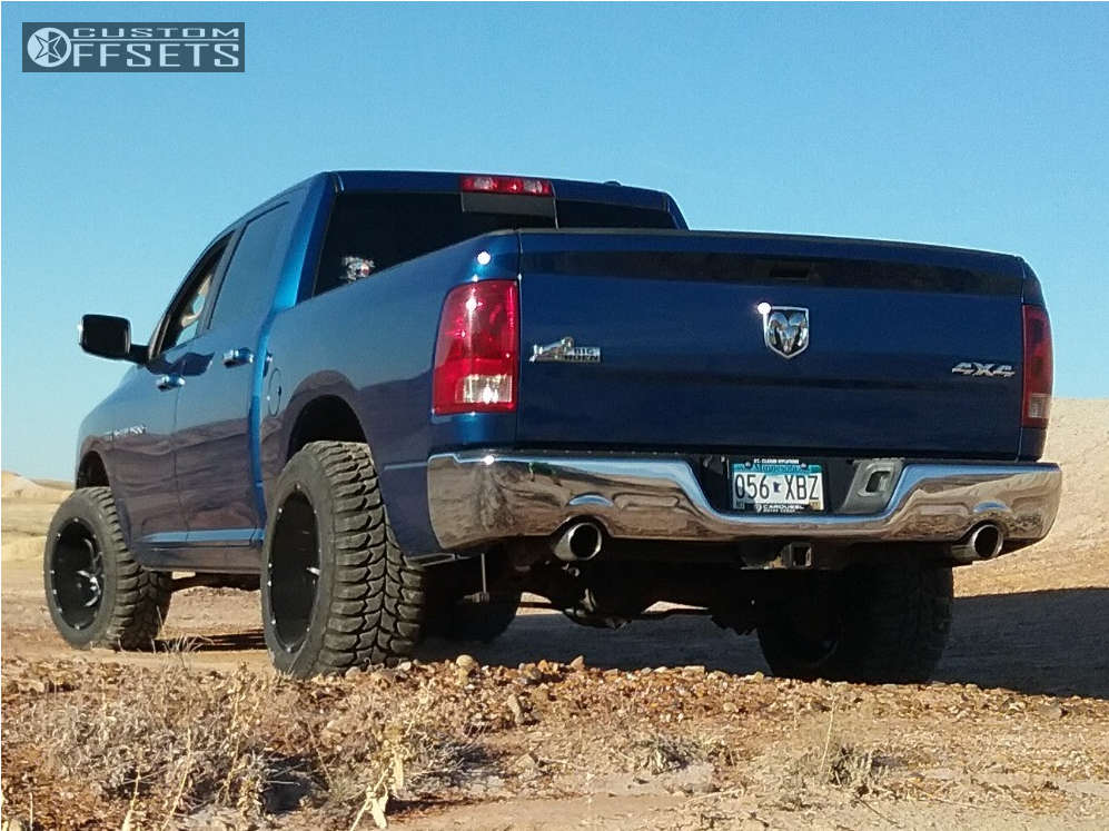 2011 Ram 1500 with 20x12 -51 Vision Prowler and 33/12.5R20 Linglong ...