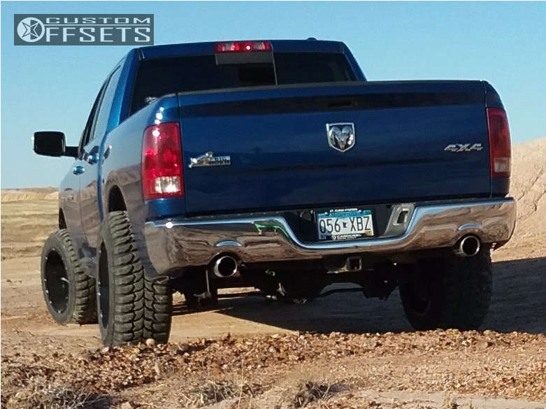 2011 Ram 1500 with 20x12 -51 Vision Prowler and 33/12.5R20 Linglong ...