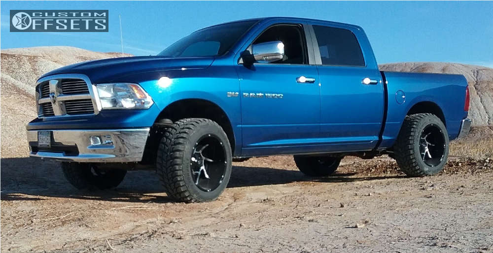 2011 Ram 1500 with 20x12 -51 Vision Prowler and 33/12.5R20 Linglong ...