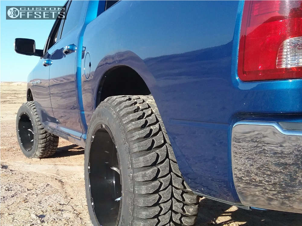 2011 Ram 1500 with 20x12 -51 Vision Prowler and 33/12.5R20 Linglong ...