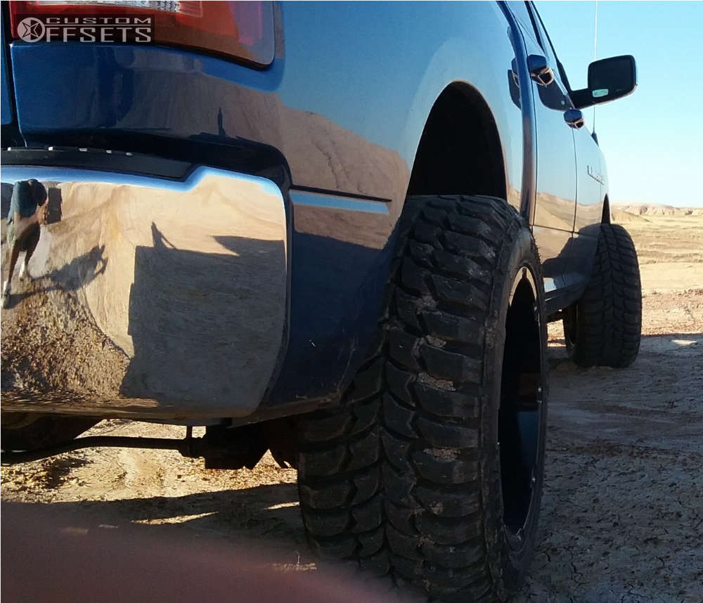 2011 Ram 1500 with 20x12 -51 Vision Prowler and 33/12.5R20 Linglong ...