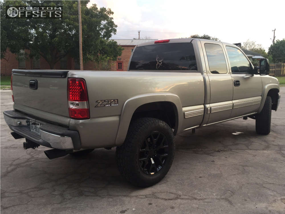 2001 Chevrolet Silverado 1500 with 20x9 27 Oe Performance 169 and 275 ...