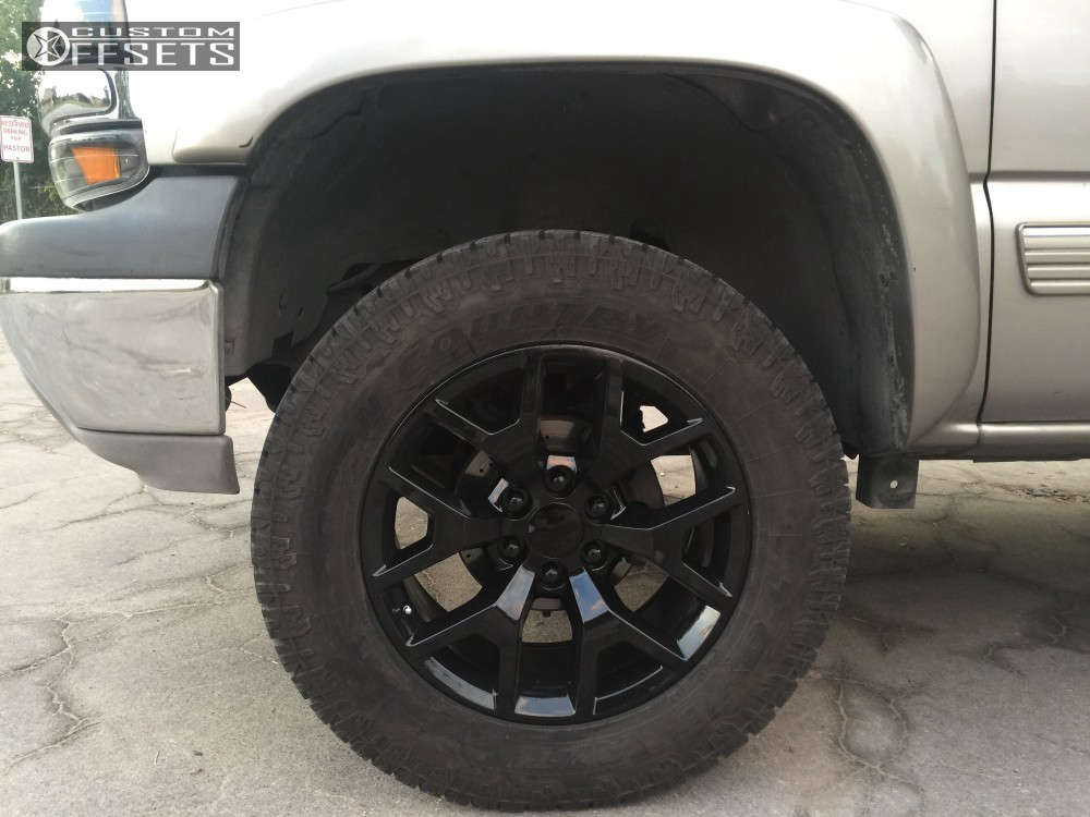 2001 Chevrolet Silverado 1500 with 20x9 27 Oe Performance 169 and 275 ...