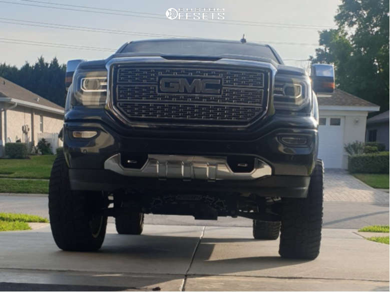 2018 GMC Sierra 1500 with 22x12 -44 American Force Evo Ss and 35/12 ...