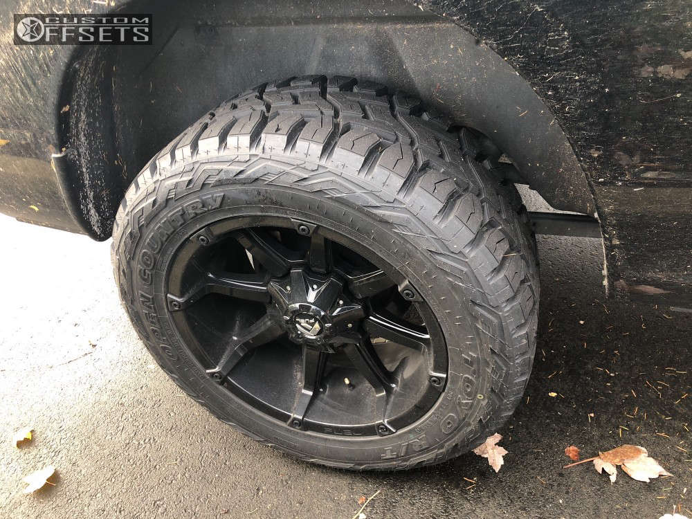 2014 Ram 1500 with 20x10 -24 Fuel Coupler and 33/12.5R20 Toyo Tires ...