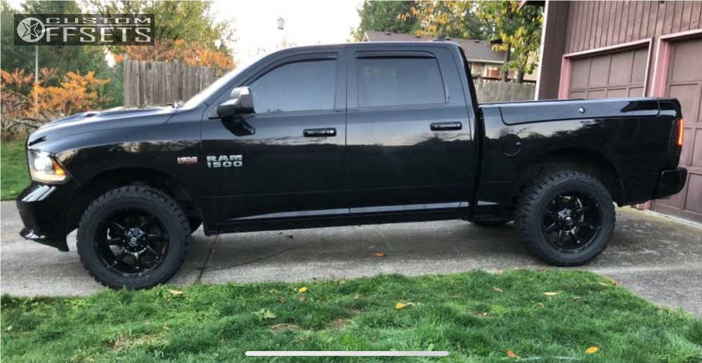2014 Ram 1500 with 20x10 -24 Fuel Coupler and 33/12.5R20 Toyo Tires ...