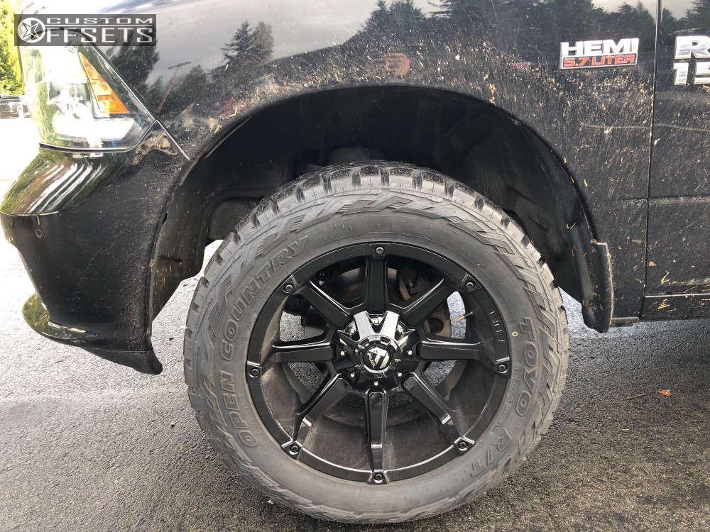 2014 Ram 1500 with 20x10 -24 Fuel Coupler and 33/12.5R20 Toyo Tires ...