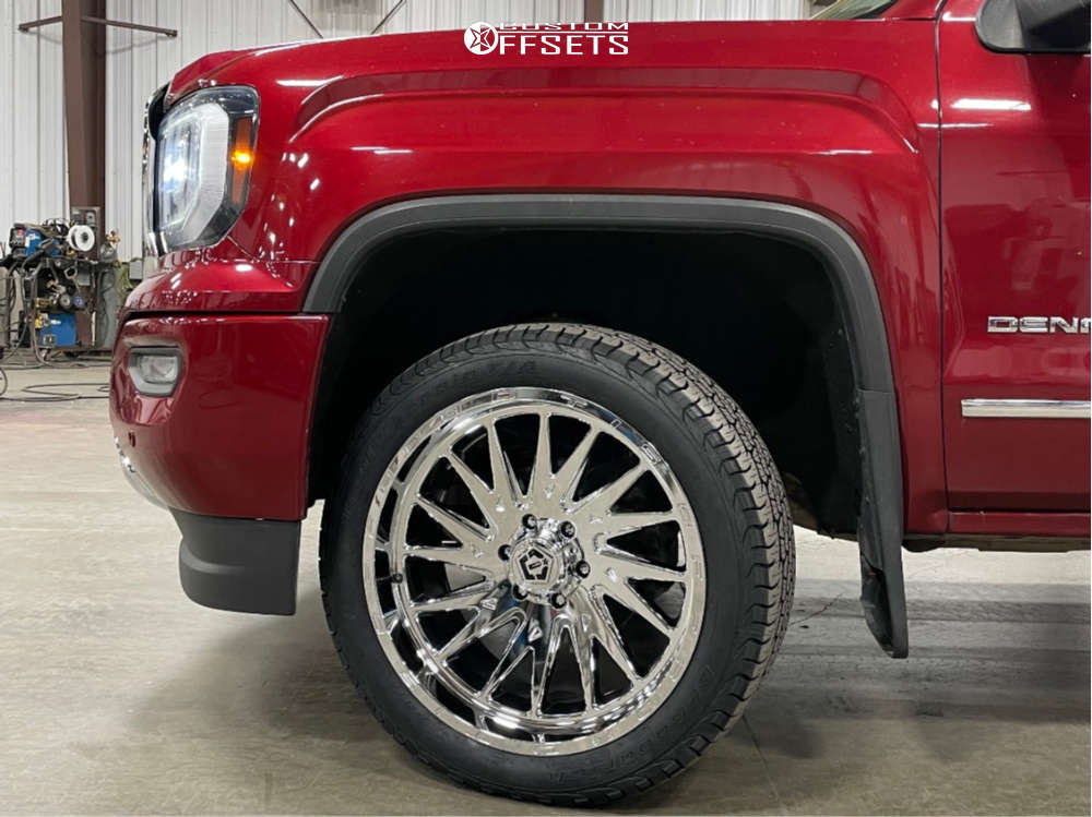 2018 GMC Sierra 1500 with 22x10 -19 TIS 547c and 285/45R22 BFGoodrich ...