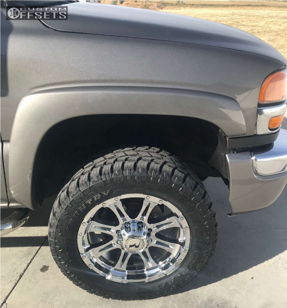 2006 GMC Sierra 2500 HD with 20x9 0 Raceline Raptor and 295/55R20 Toyo ...