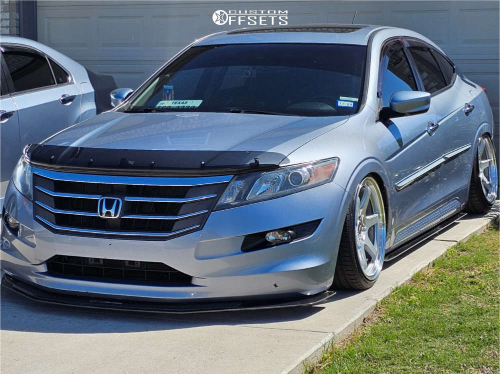 2010 Honda Accord Crosstour with 19x9.5 35 ESR Ap6 and 235/35R19 ...