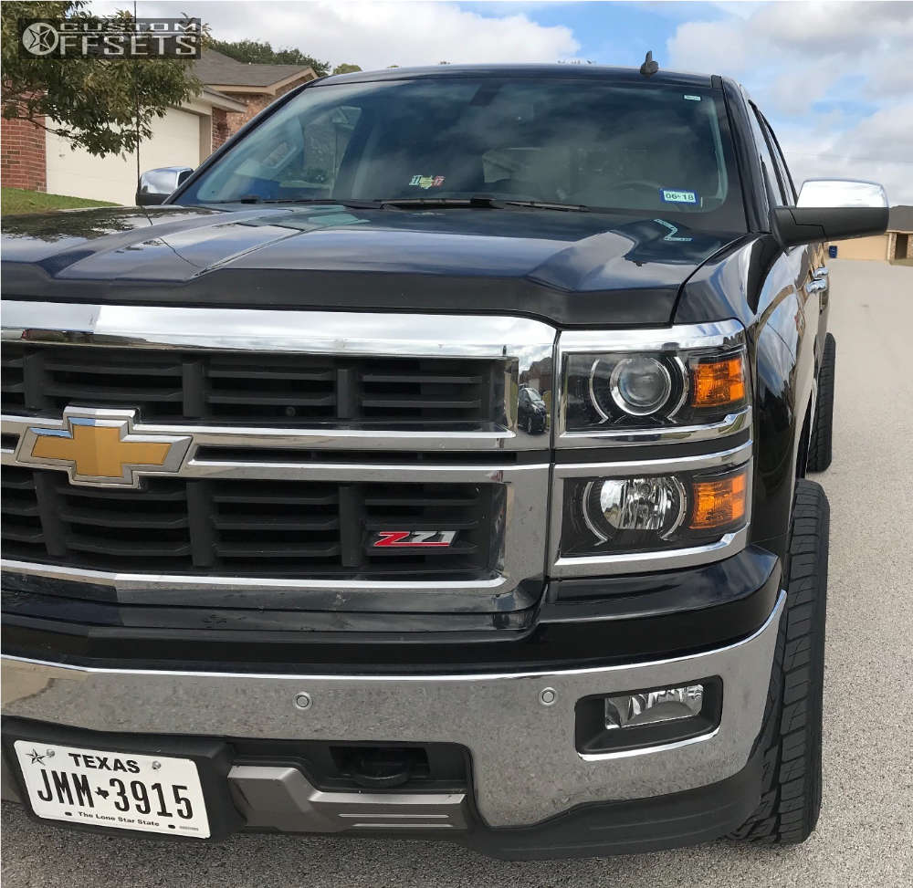 2014 Chevrolet Silverado 1500 with 20x10 -25 Cali Offroad Americana and ...