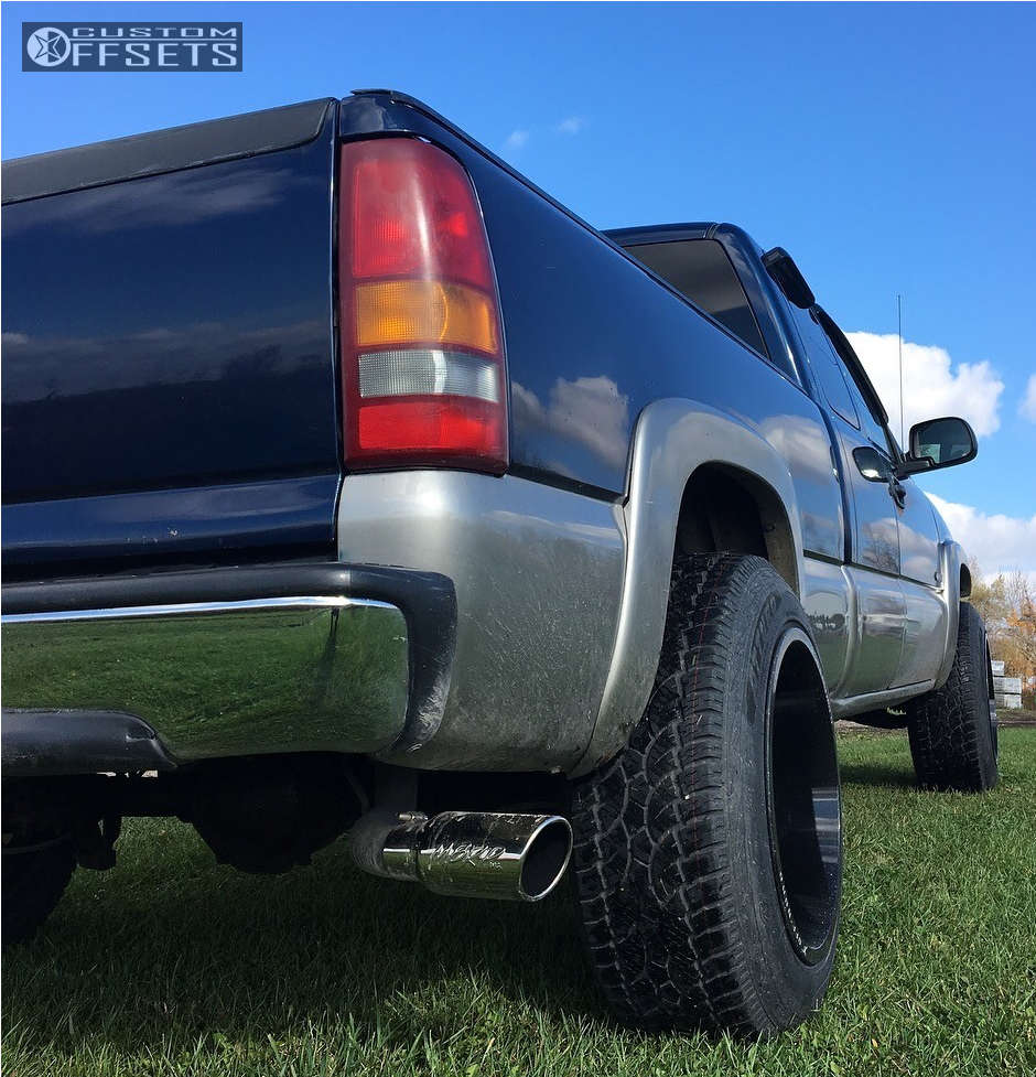 2002 Chevrolet Silverado 1500 with 20x12 -44 XF Offroad XF-207 and 275 ...