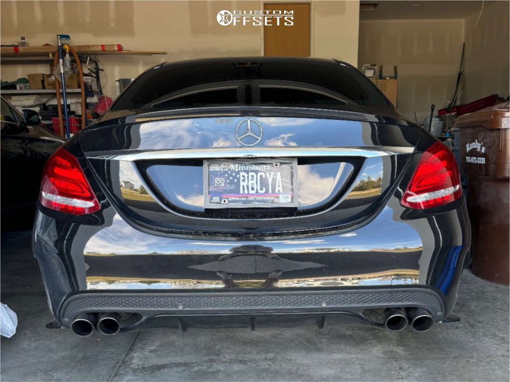 2018 Mercedes-Benz C300 with 18x8 40 Voxx Lumi and 235/45R18 Nokian ...