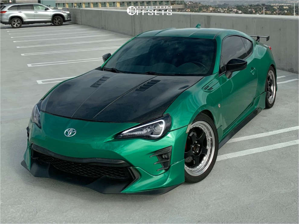 2017 Toyota 86 with 18x8 45 Konig Ssm and 245/40R18 Falken Azenis RT ...
