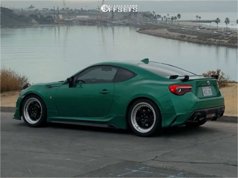 2017 Toyota 86 with 18x8 45 Konig Ssm and 245/40R18 Falken Azenis RT ...