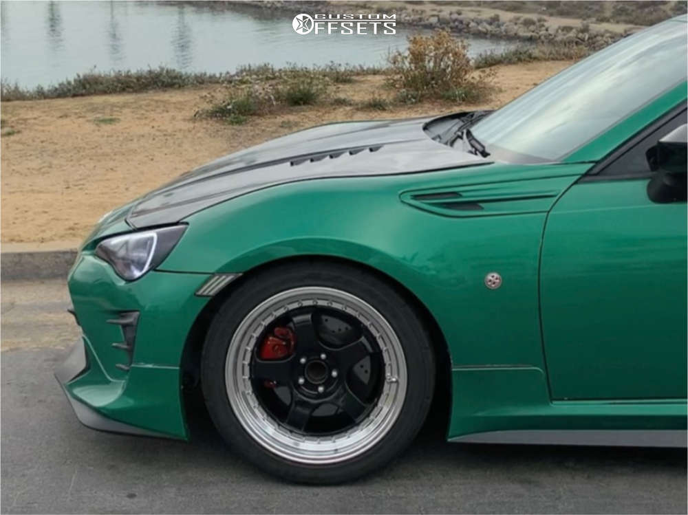 2017 Toyota 86 with 18x8 45 Konig Ssm and 245/40R18 Falken Azenis RT ...
