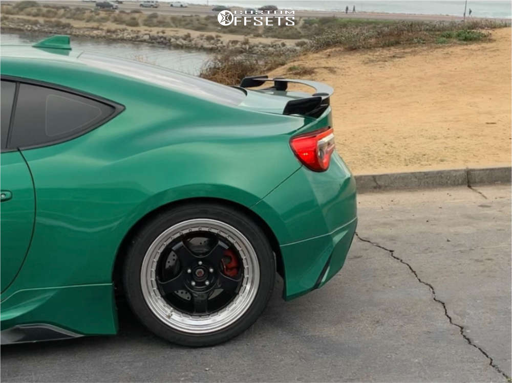 2017 Toyota 86 with 18x8 45 Konig Ssm and 245/40R18 Falken Azenis RT ...