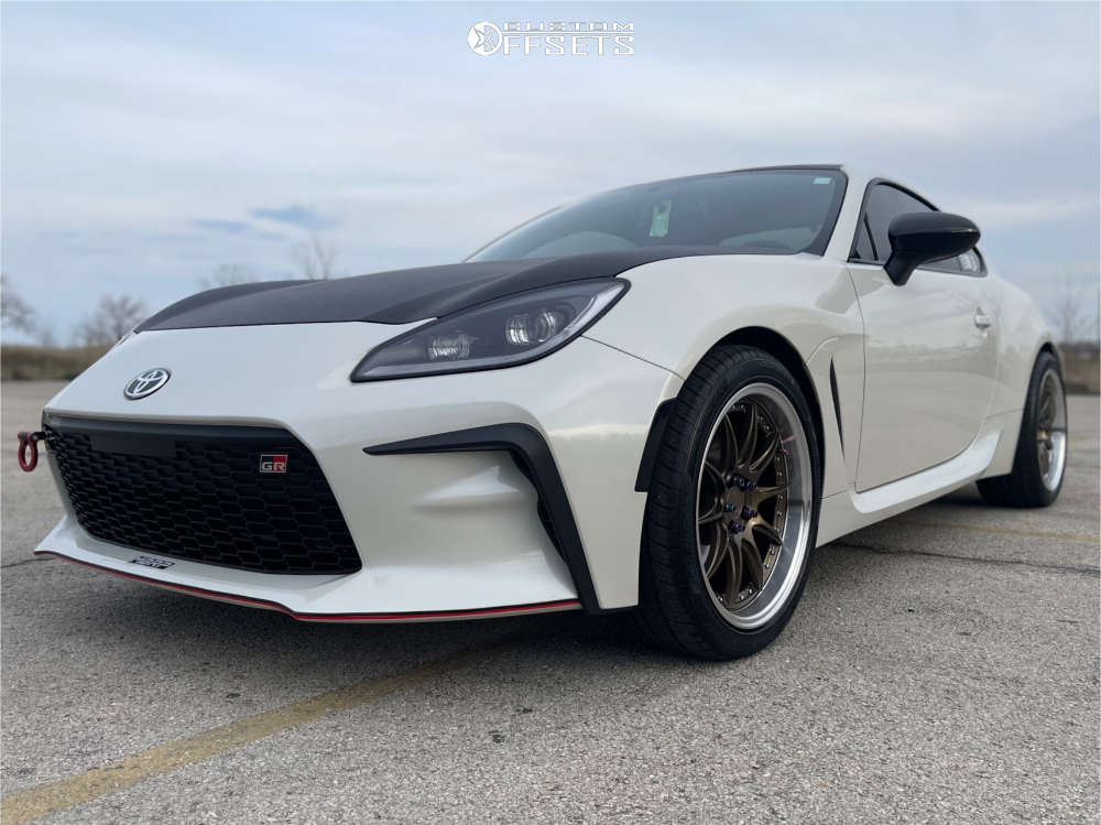 2023 Toyota GR86 with 18x8.5 35 Aodhan Ds07 and 245/40R18 Vercelli ...