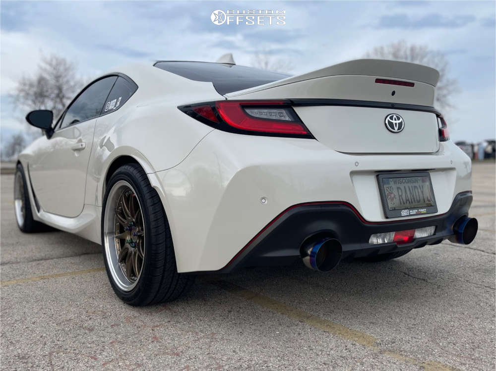 2023 Toyota GR86 with 18x8.5 35 Aodhan Ds07 and 245/40R18 Vercelli ...