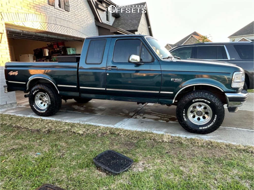 1995 Ford F-150 with 15x8 -27 Alloy Ion Style 171 and 33/12.5R15 Cooper ...