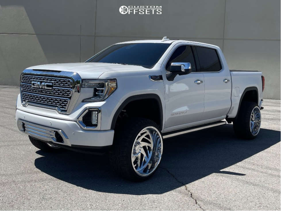 2019 GMC Sierra 1500 with 24x14 -76 JTX Forged Revolt and 33/12.5R24 ...