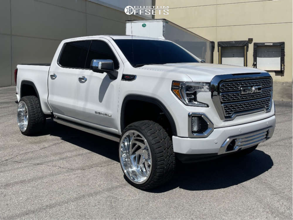 2019 GMC Sierra 1500 with 24x14 -76 JTX Forged Revolt and 33/12.5R24 ...