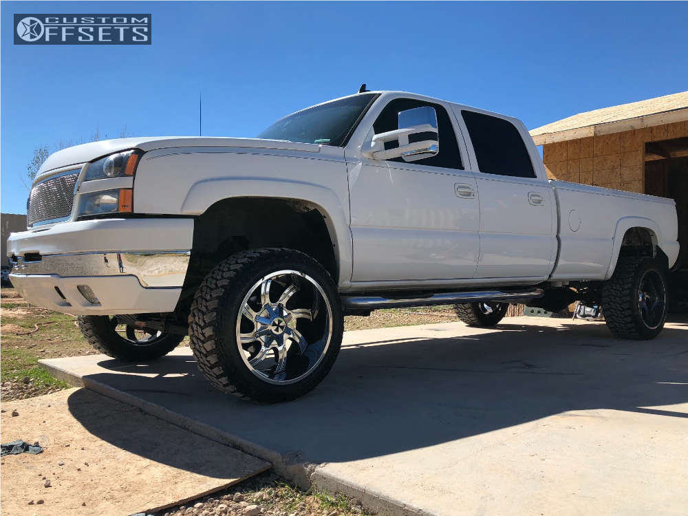 2007 Chevrolet Silverado 3500 Classic with 22x12 -44 Cali Offroad ...