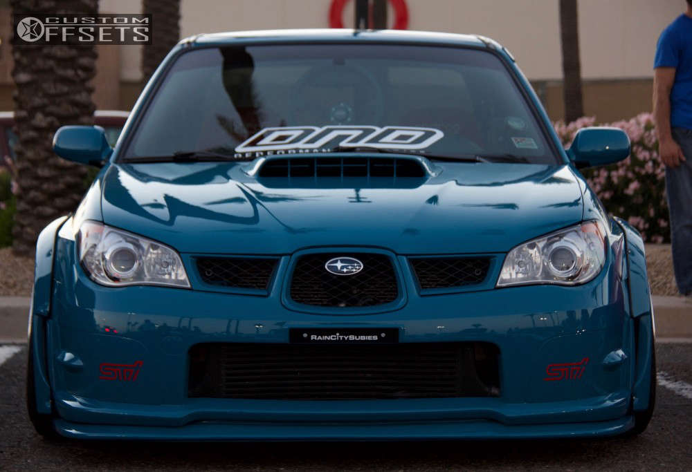 2003 Subaru WRX with 18x11 -10 SSR Sp1 and 285/30R18 Nankang NS-20 and ...