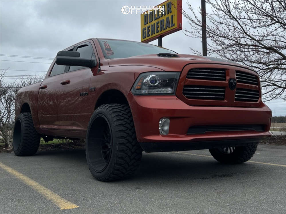 2017 Ram 1500 with 22x12 -51 Vision Brawl and 33/12.5R22 Comforser ...
