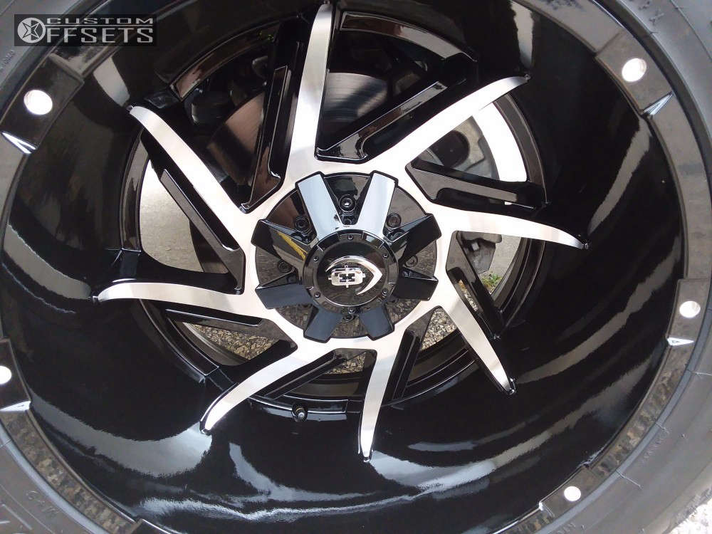 2015 Ram 1500 with 20x12 -51 Vision Prowler and 35/12.5R20 Nitto Terra ...