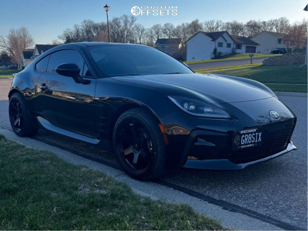 2023 Toyota GR86 with 18x8.5 35 AVID1 Av6 and 235/35R18 Firestone Firehawk Indy 500 and Stock ...