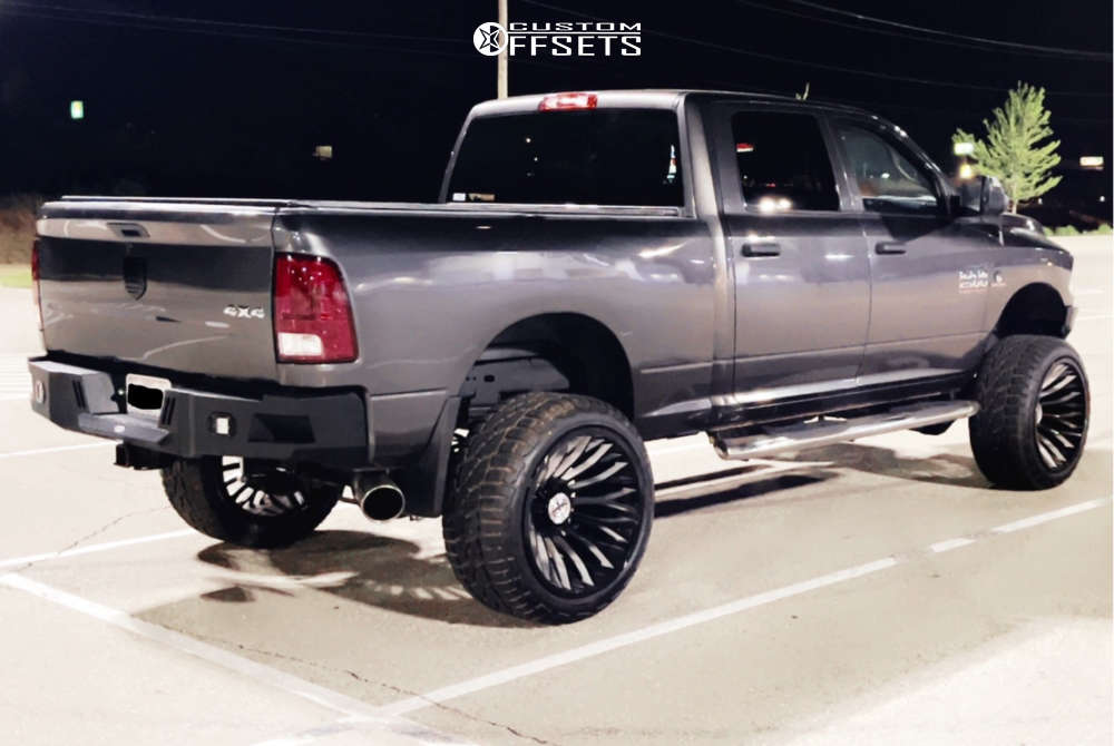 2015 Ram 2500 with 24x14 -76 XF Offroad Xf-237 and 35/13.5R24 RBP ...