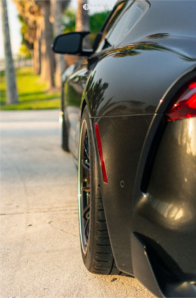 2021 Toyota GR Supra with 19x9.5 23 Work Emotion Zr10 and 265/35R19 ...