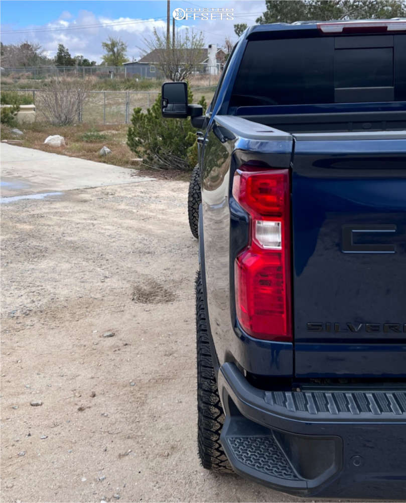 2022 Chevrolet Silverado 2500 HD with 18x9 20 Black Rhino Alpha and 35/12.5R18 Gladiator XComp ...