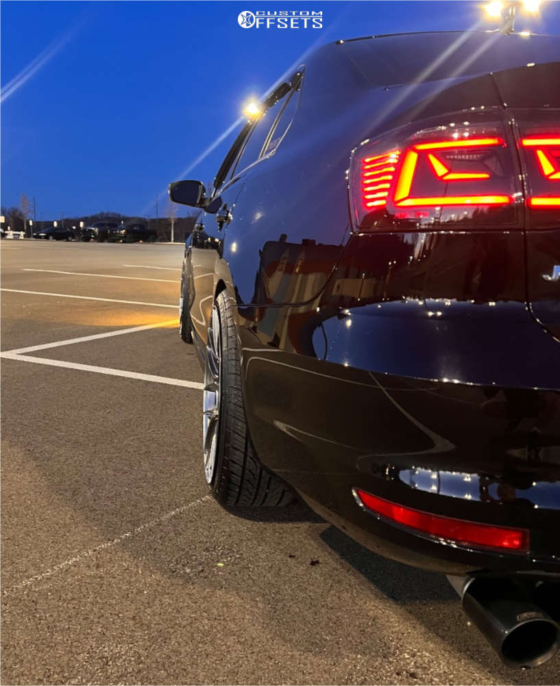 2017 Volkswagen Jetta with 18x8.5 35 Aodhan Ah-x and 215/35R18 Vercelli ...